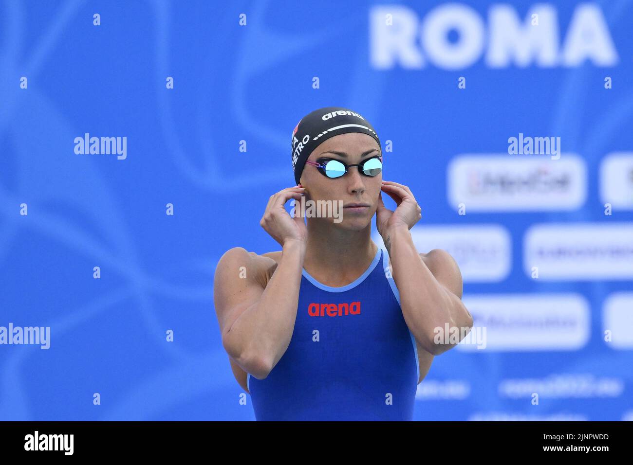 DI PIETRO Silvia (ITA) during the LEN European Swimming Championships ...
