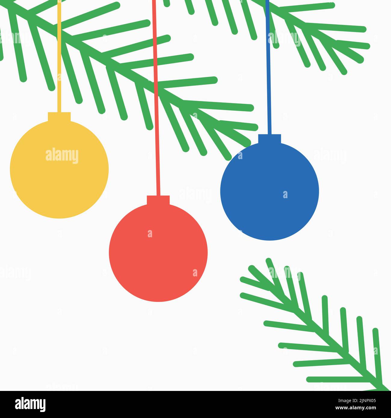 Luxury gold christmas tree decorations Stock Vector Images - Alamy