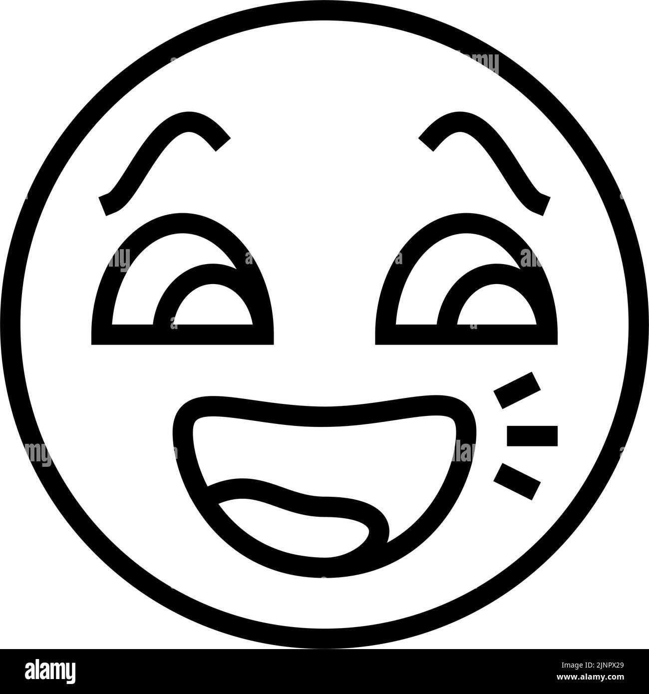 message emoji line icon vector illustration Stock Vector Image & Art ...