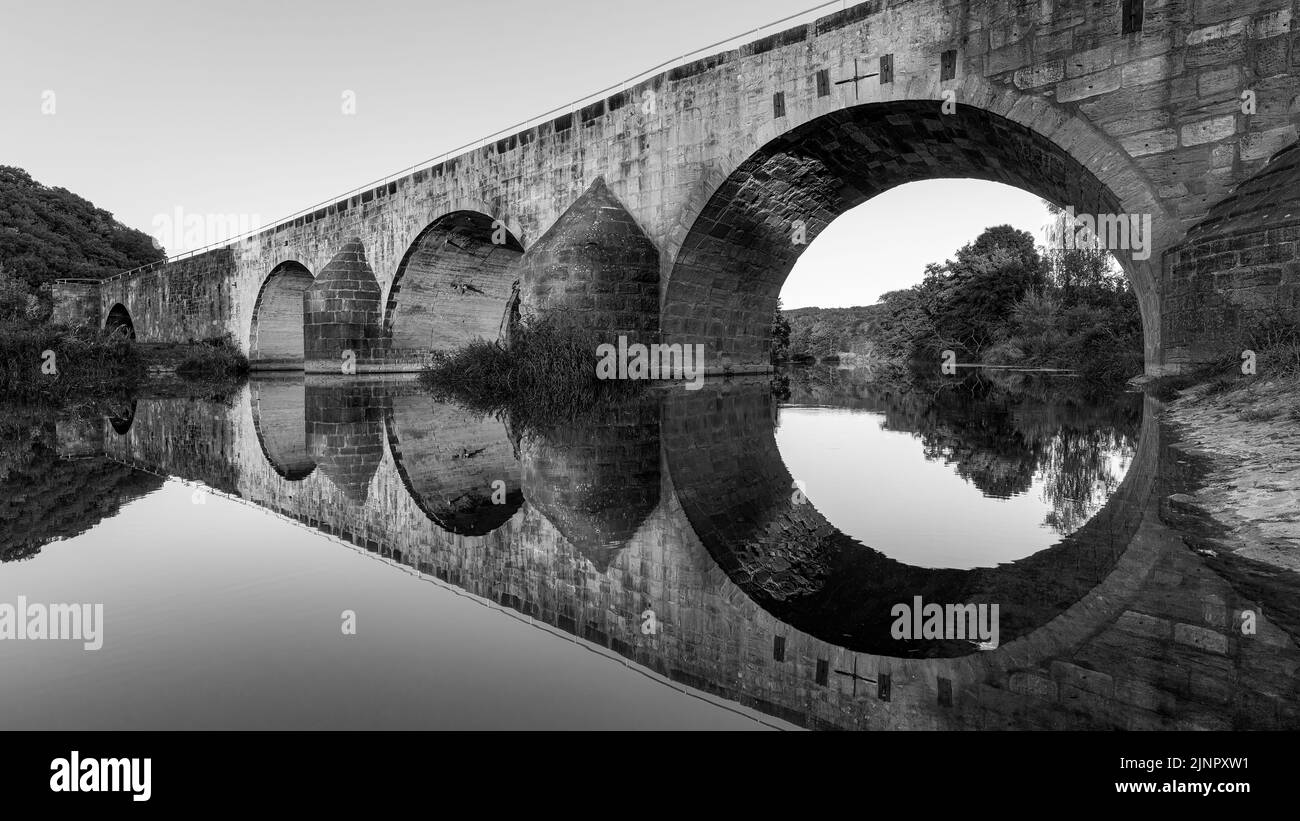 The Bridge of Unity in Vacha Germany Stock Photo - Alamy