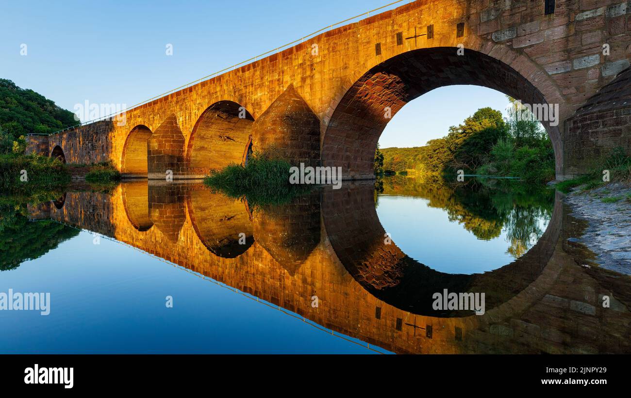 The Bridge of Unity in Vacha Germany Stock Photo - Alamy