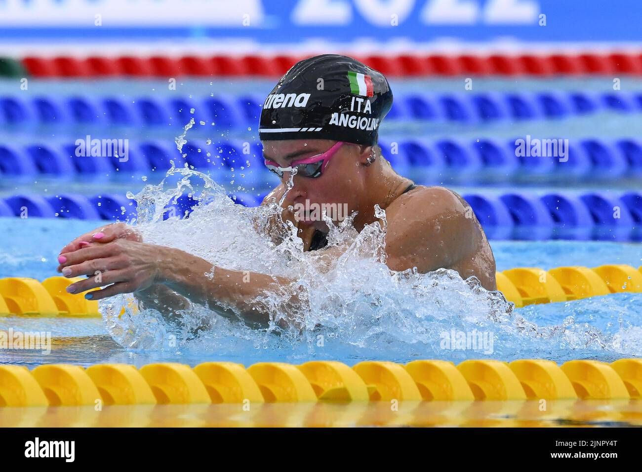 August 12, 2022, Rome, Italy: ANGIOLINI Lisa (ITA) during the LEN ...