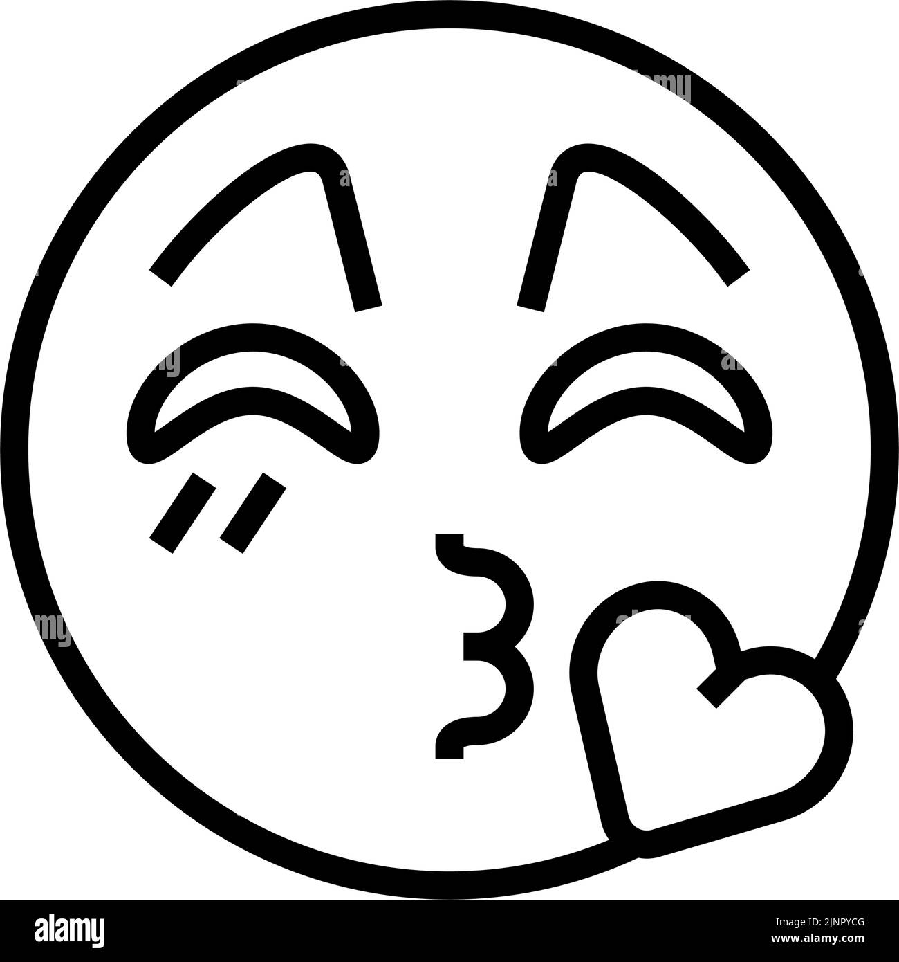 Sending kiss emoji hi-res stock photography and images - Alamy