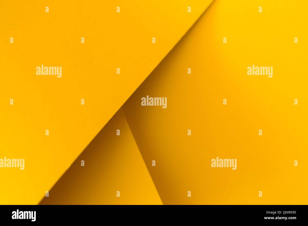 Geometric 3d yellow abstract background, wallpaper with copy space ...