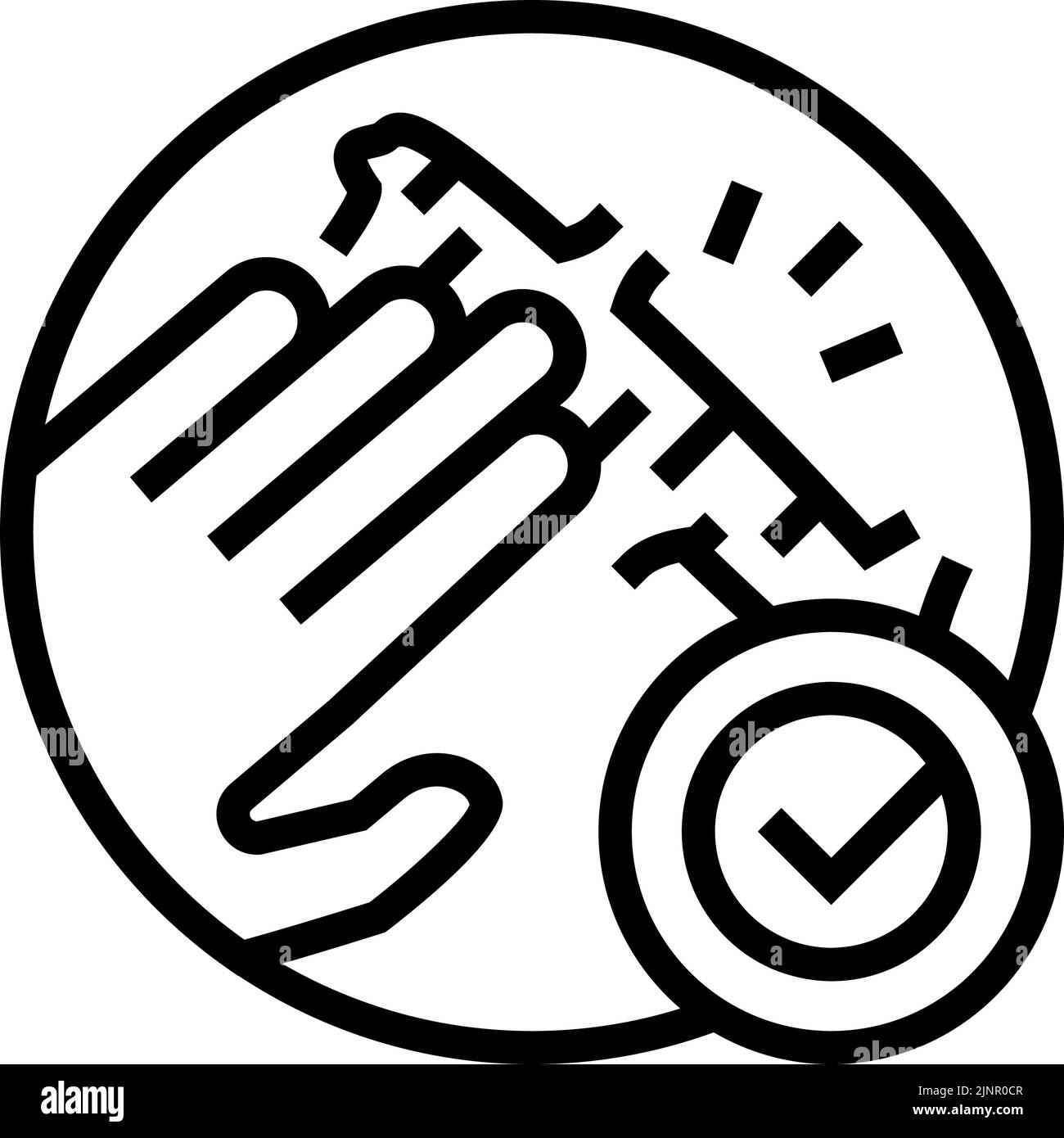 massage scar line icon vector illustration Stock Vector Image & Art - Alamy