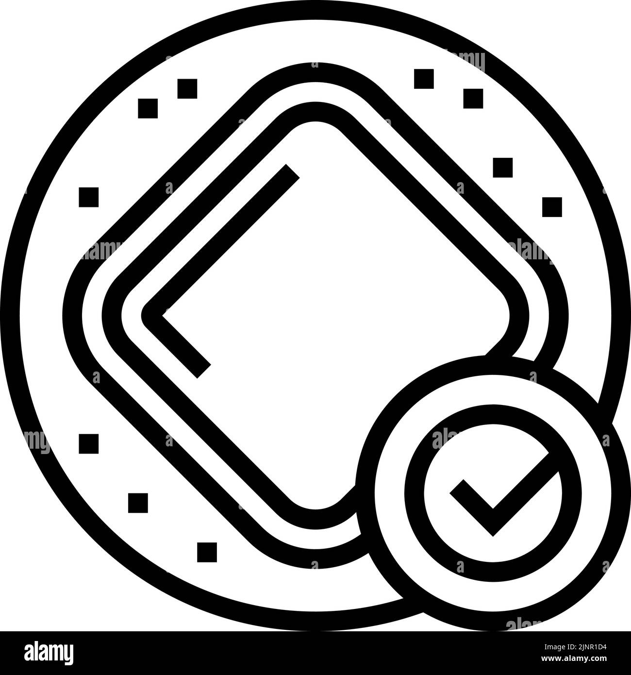 wear polyurethane dressing line icon vector illustration Stock Vector ...