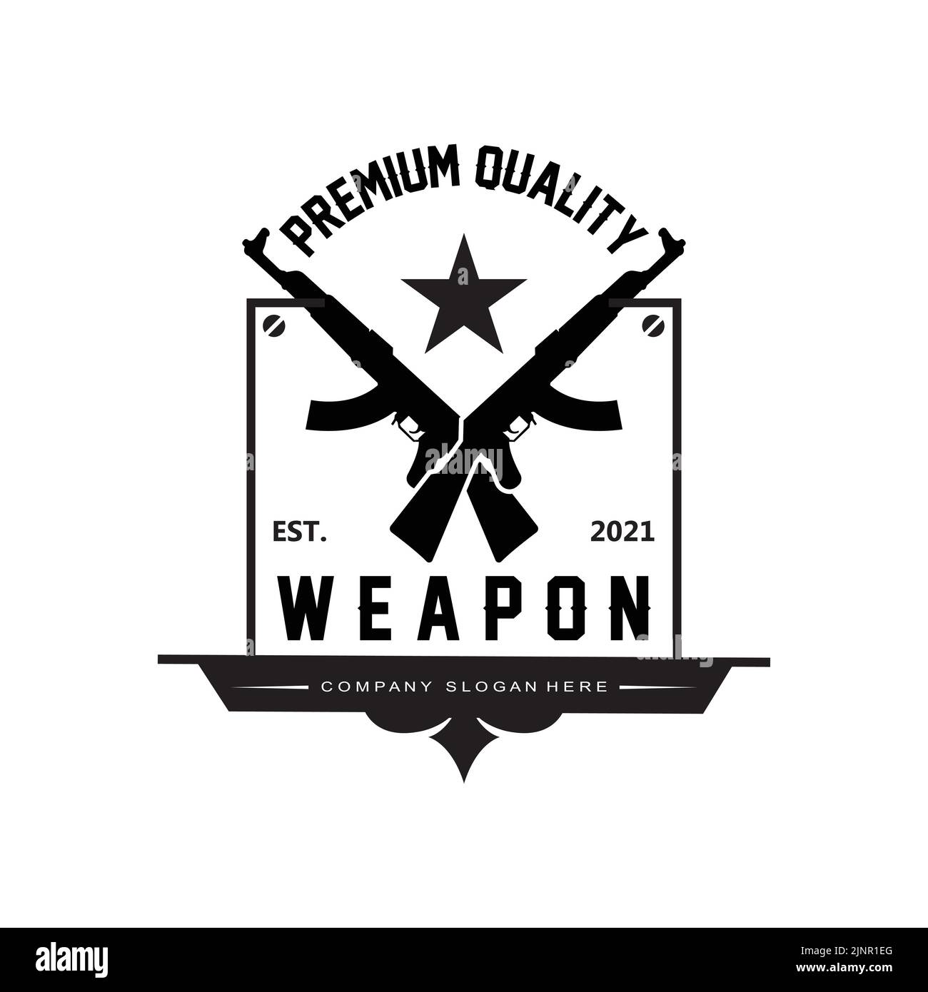 Weaponry firepower Stock Vector Images - Alamy