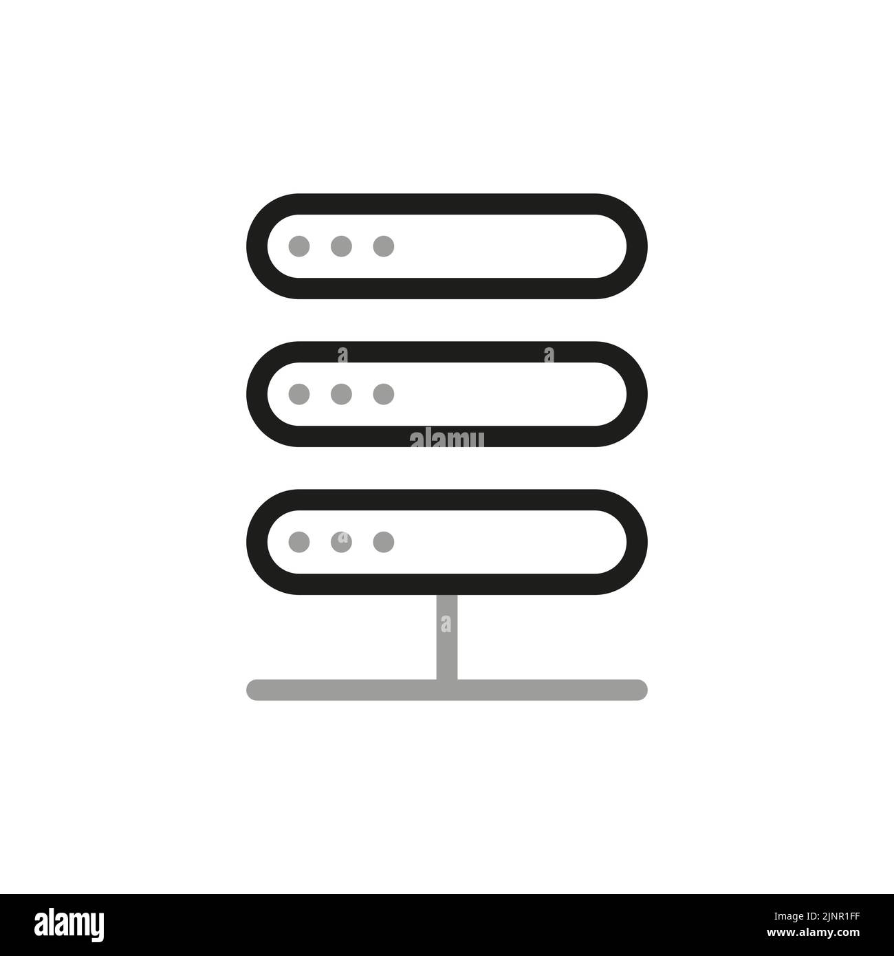 Big data analysis thin line icon. Data processing outline pictograms for website and mobile app ...