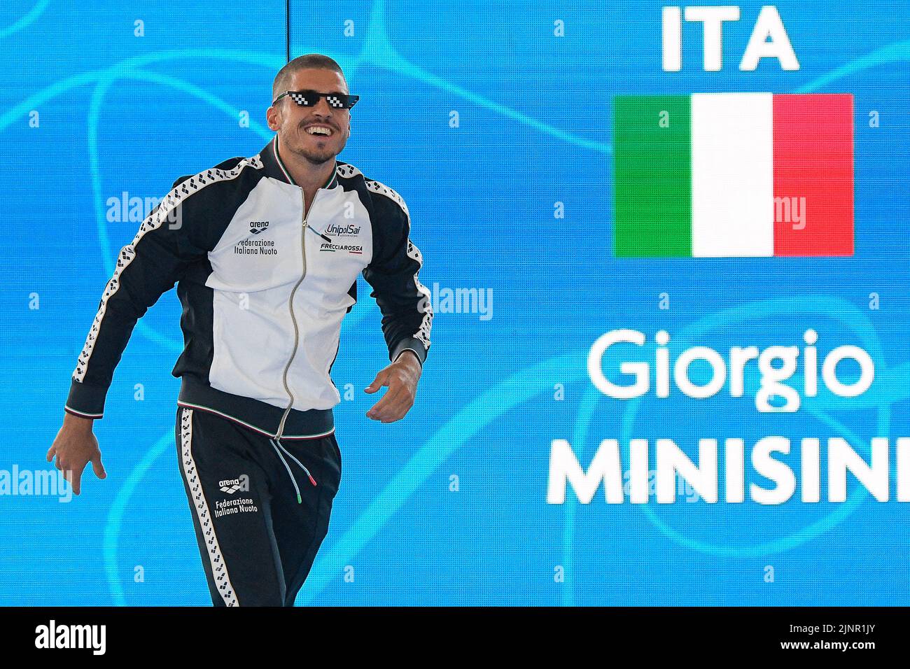 Rome, Italy. 12th Aug, 2022. MINISINI Giorgio gold medal Solo technical ...