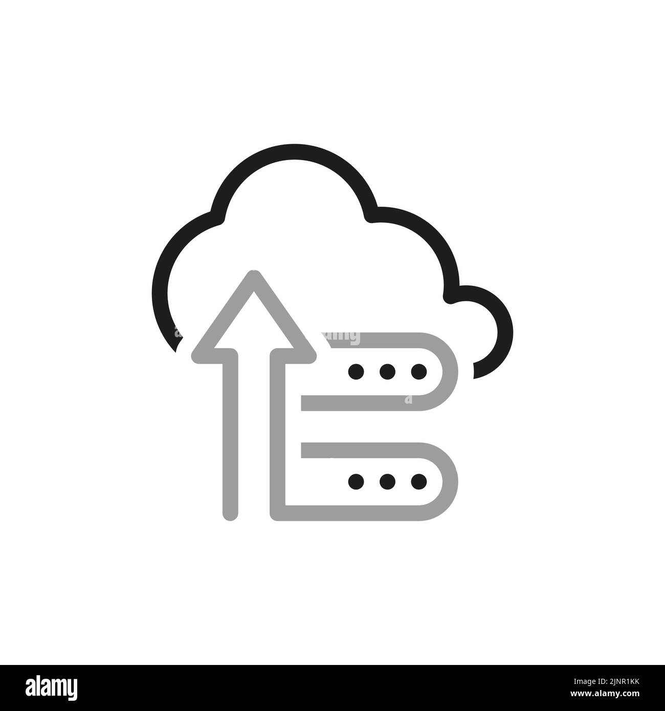 Big Data Analysis Thin Line Icon Data Processing Outline Pictograms For Website And Mobile App