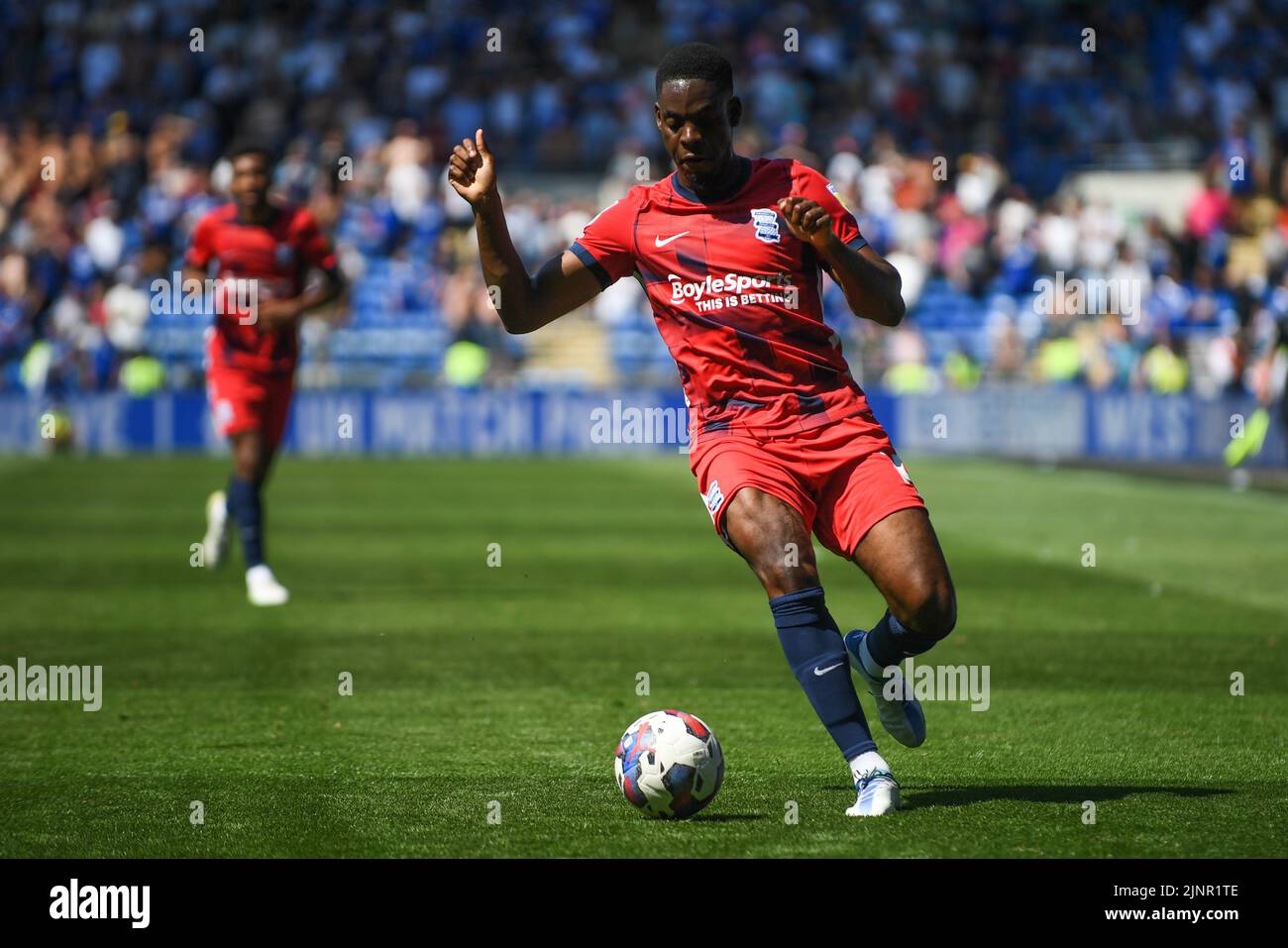Jonathan Leko #14 of Birmingham City in action during the game Stock ...