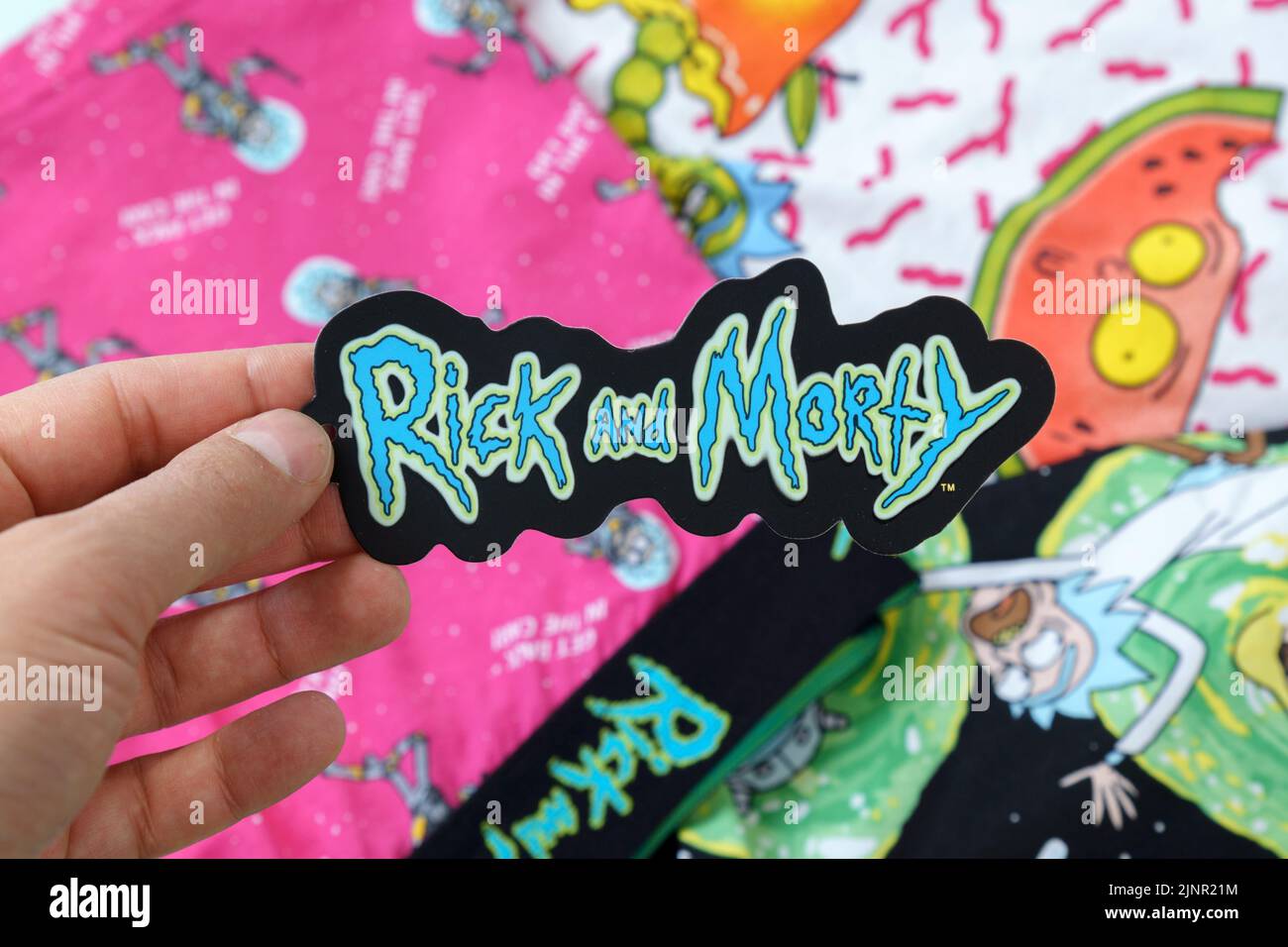 Rick and morty cartoon hi-res stock photography and images - Alamy