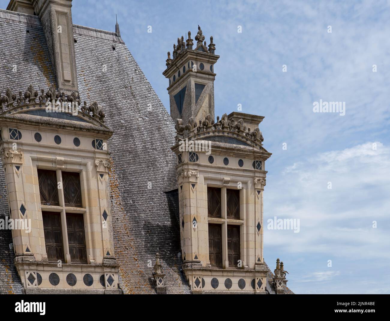 Chateau de Chombard, period French Renaissance architecture that blends ...