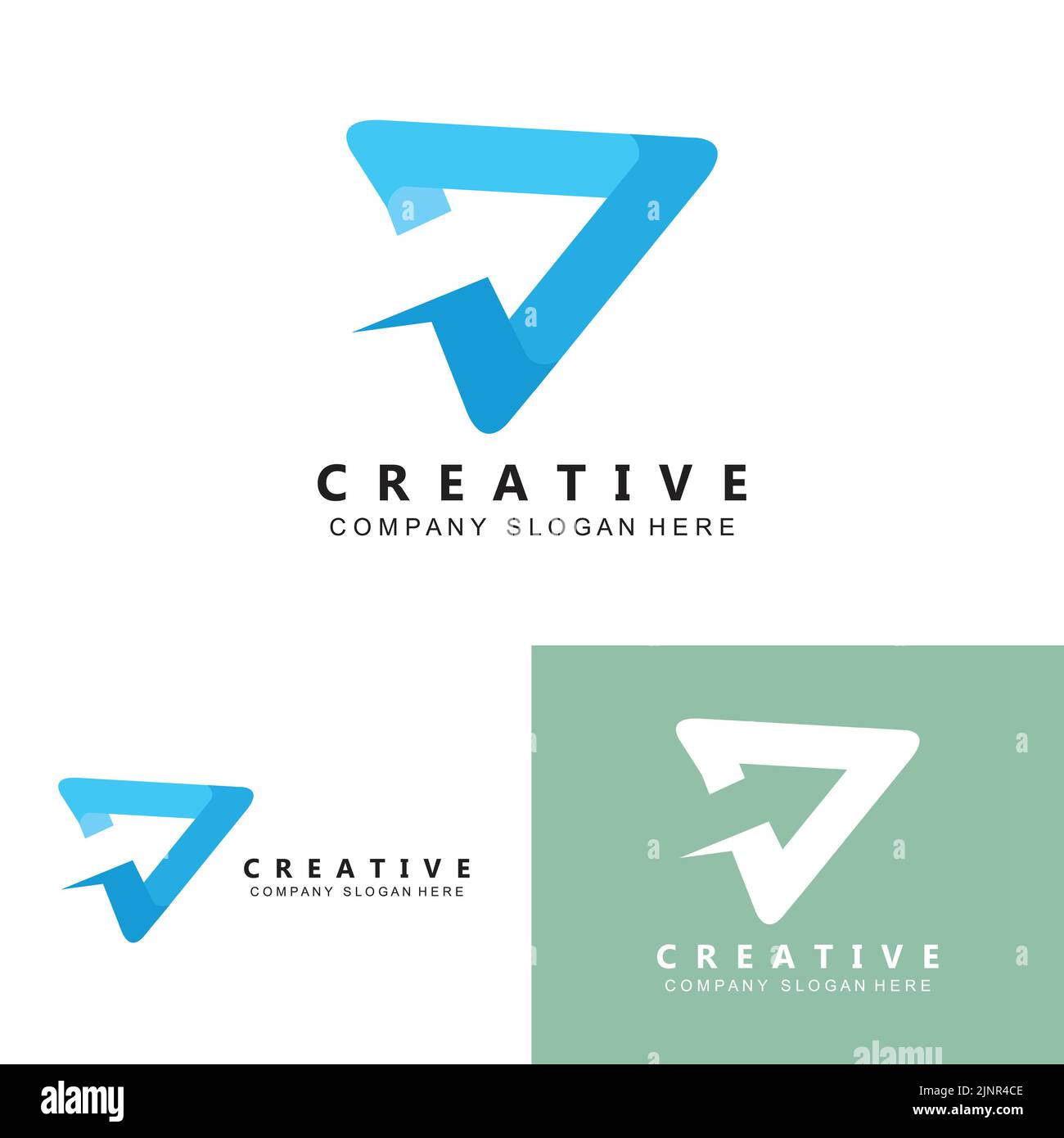 Circular arrow neon Stock Vector Images - Alamy