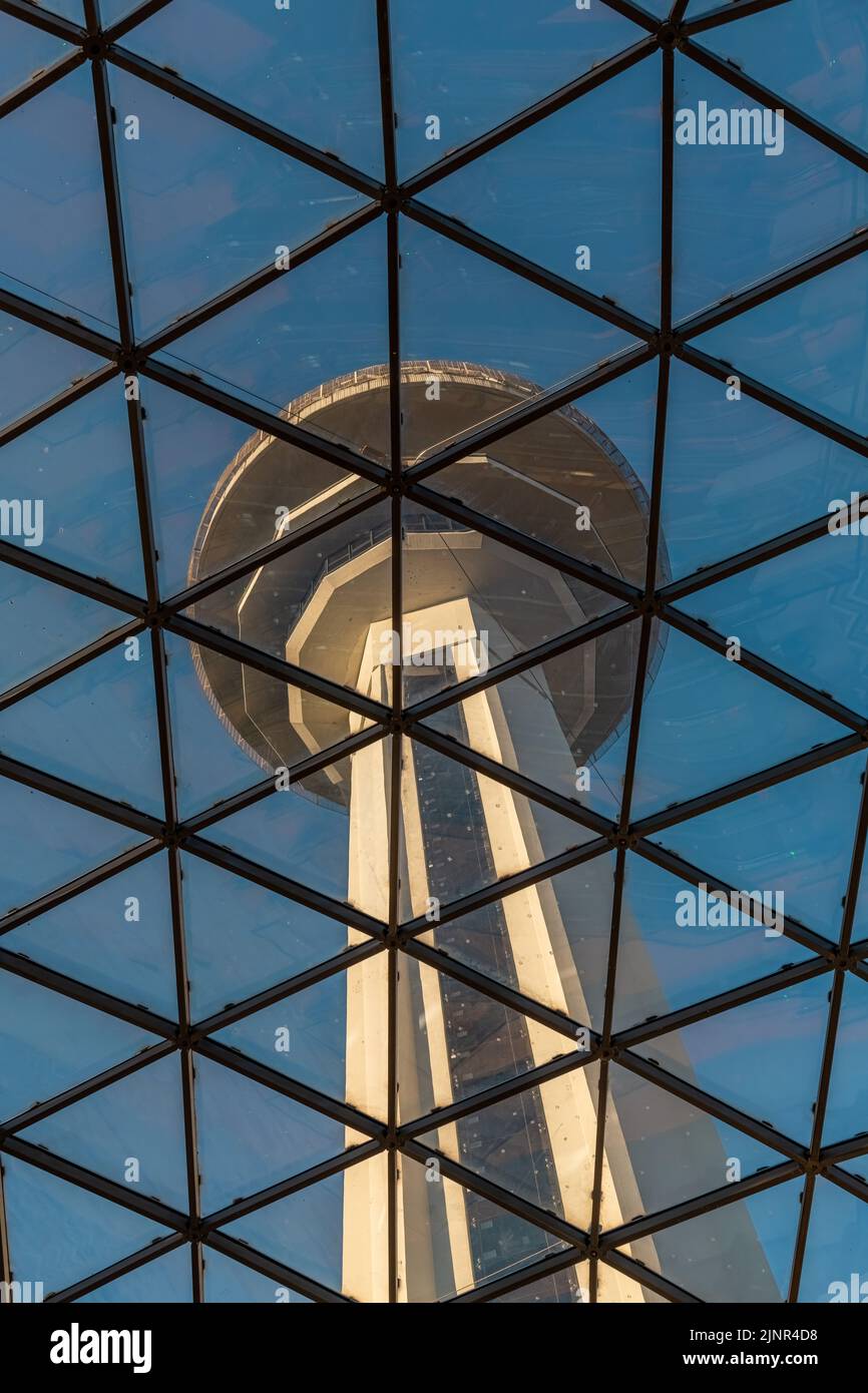 Ankara, Turkey - July 05, 2022: Atakule Tower is the primary landmark ...