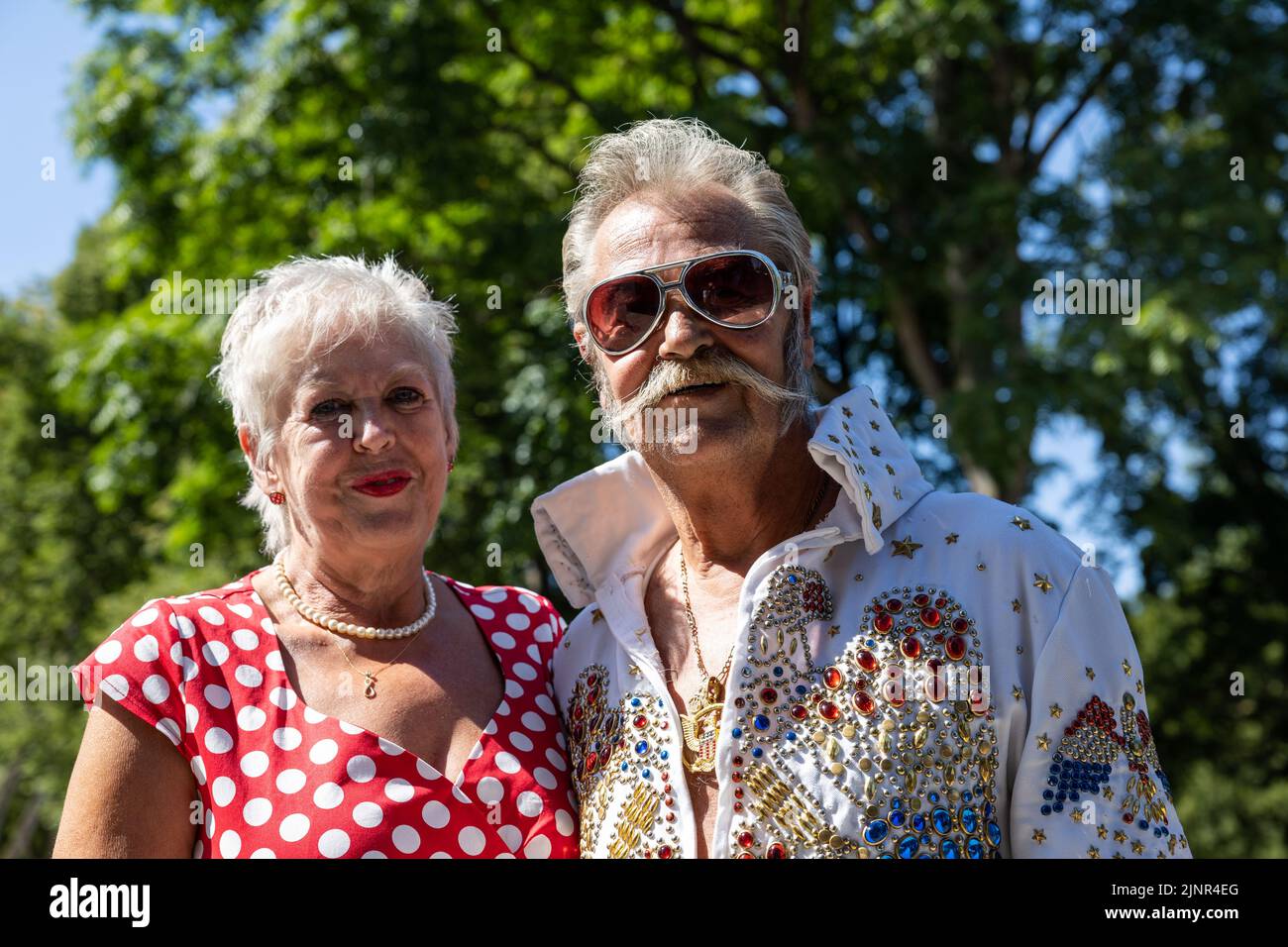 Bad Nauheim, Germany. 13th Aug, 2022. Gabi and Uwe Wichmann from ...