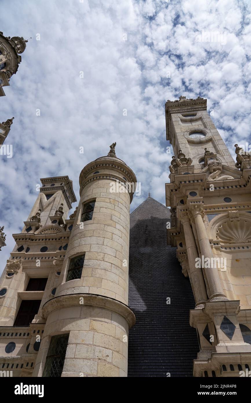 Chateau de Chombard, period French Renaissance architecture that blends ...
