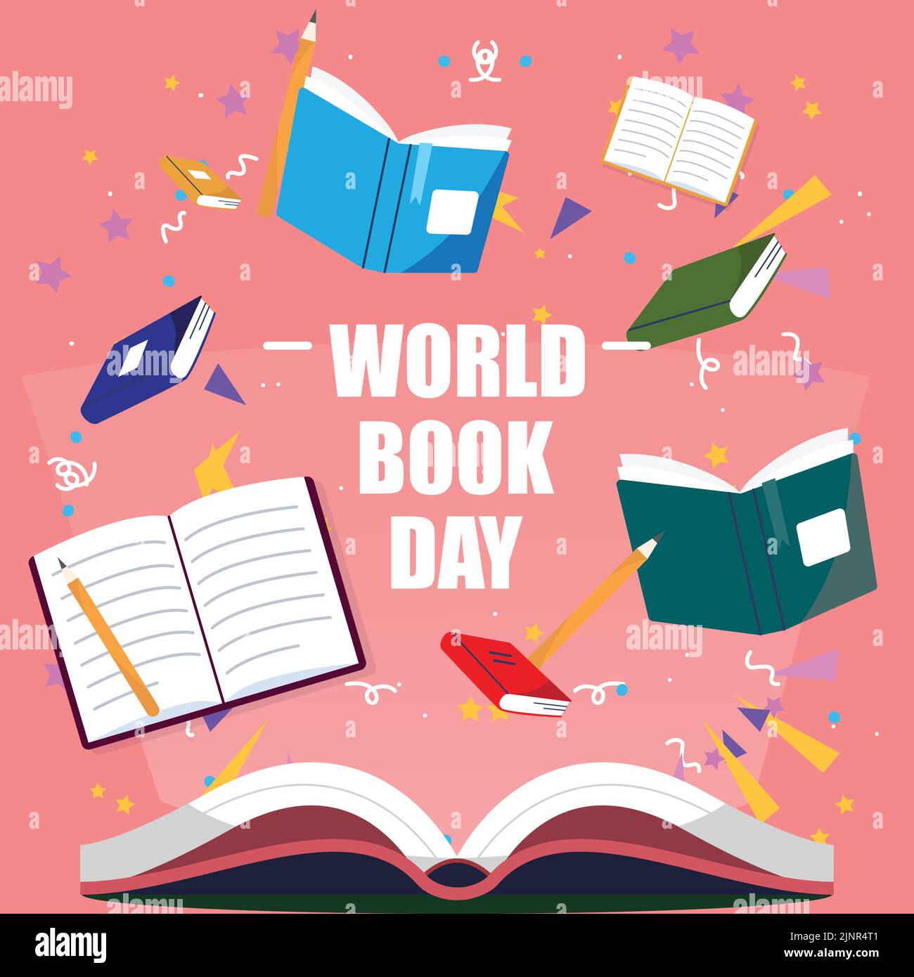 world book day earth to success and smart poster background design ...