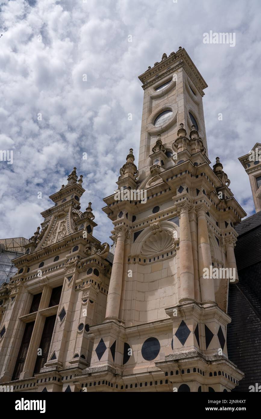 Chateau de Chombard, period French Renaissance architecture that blends ...