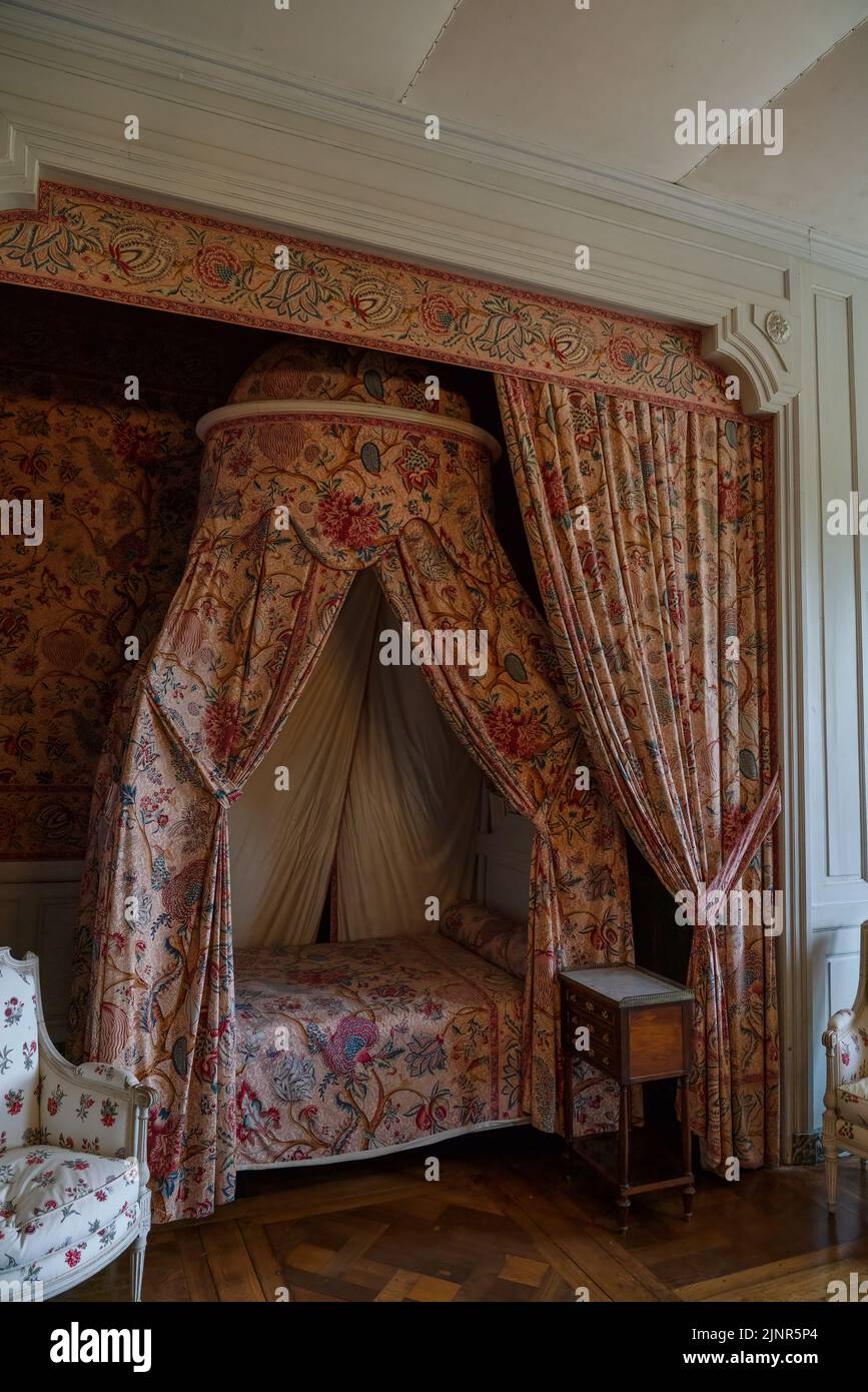 artwork inside Chateau de Chombard French Renaissance architecture ...