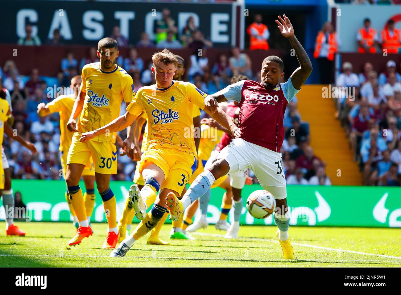 Villa Park, Aston, Birmingham, UK. 13th Aug, 2022. Premiership Football, Aston Villa versus ...