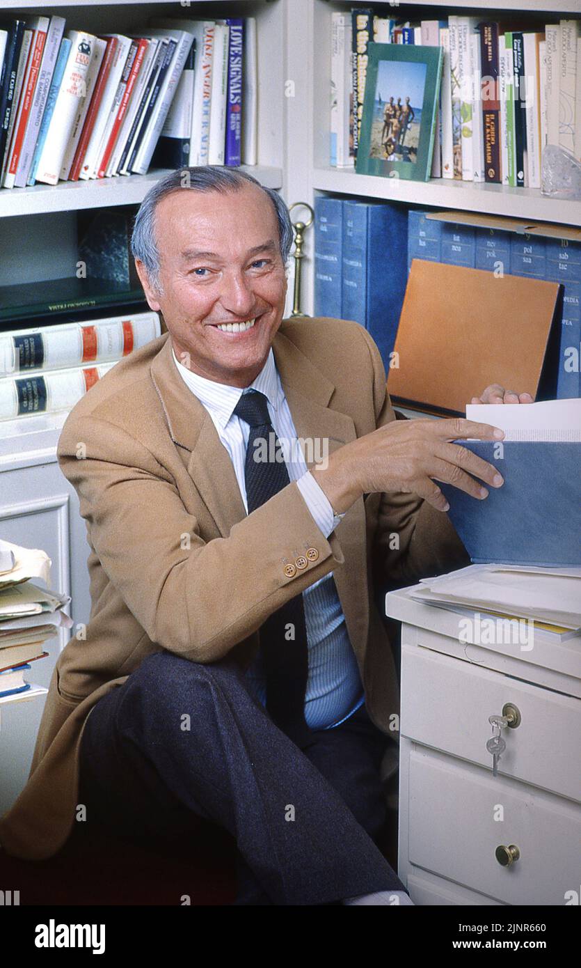 Rome August 13, 2022. Piero Angela, the greatest science popularizer on ...