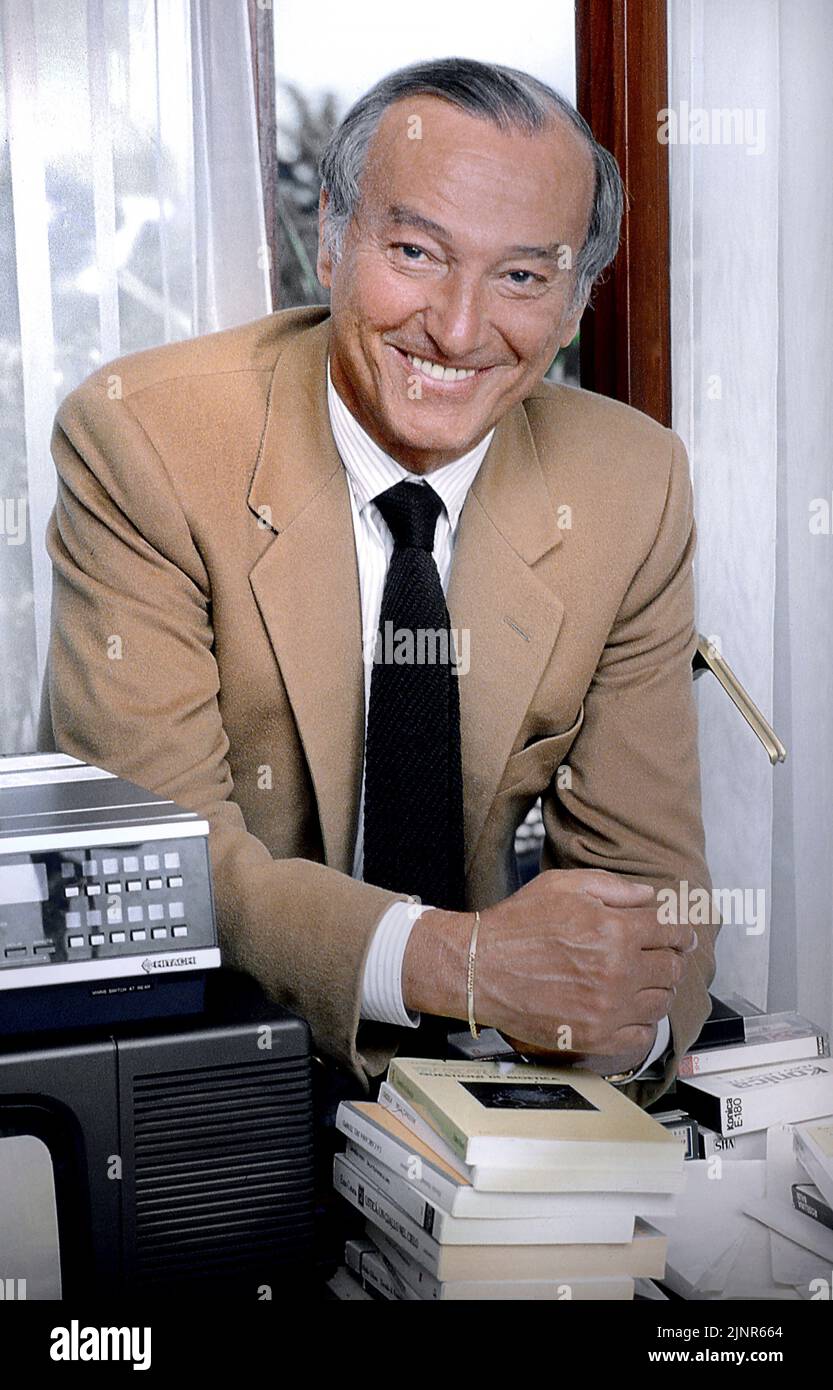 Rome August 13, 2022. Piero Angela, the greatest science popularizer on ...