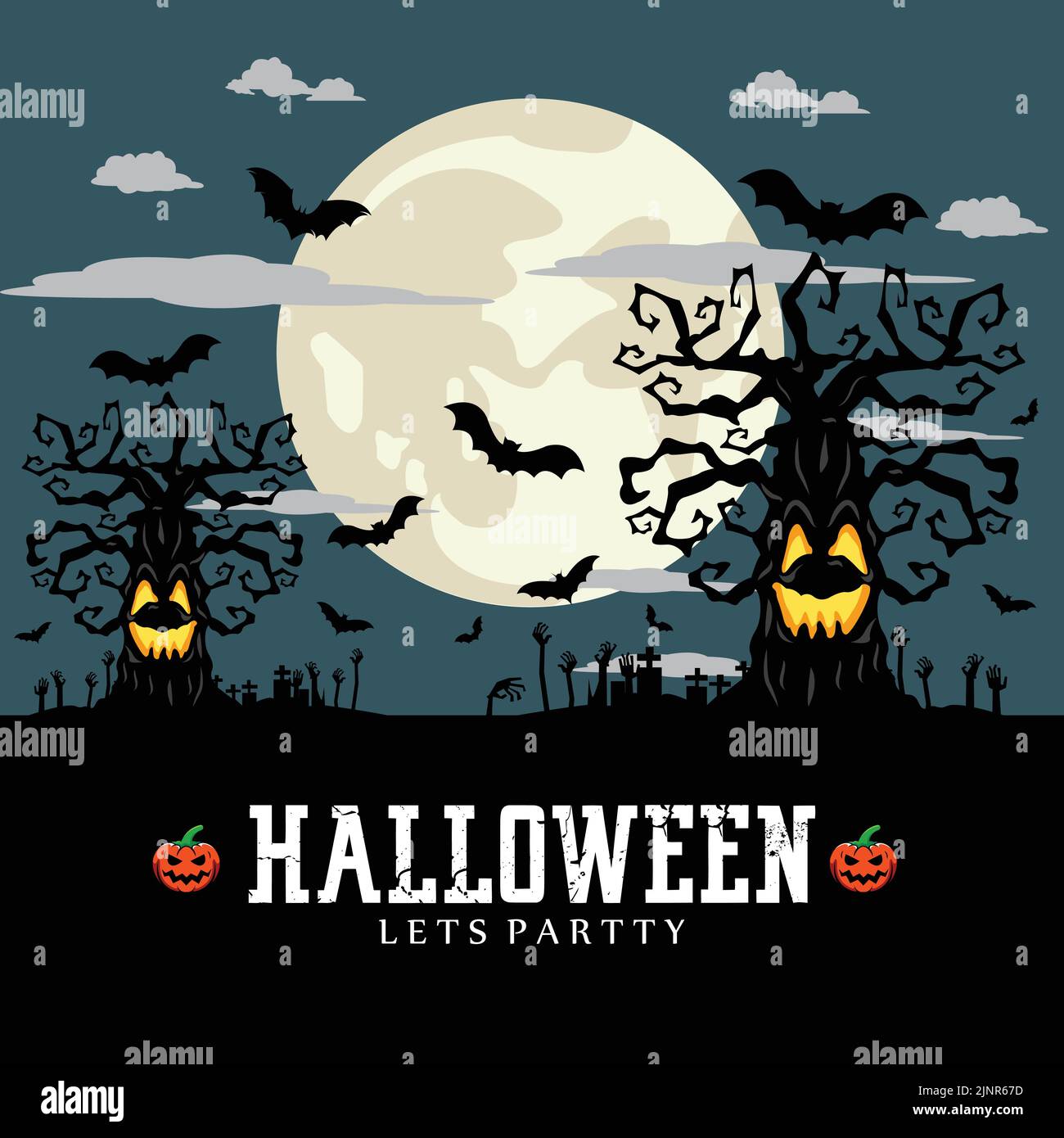 Hallowen cartoon hi-res stock photography and images - Alamy