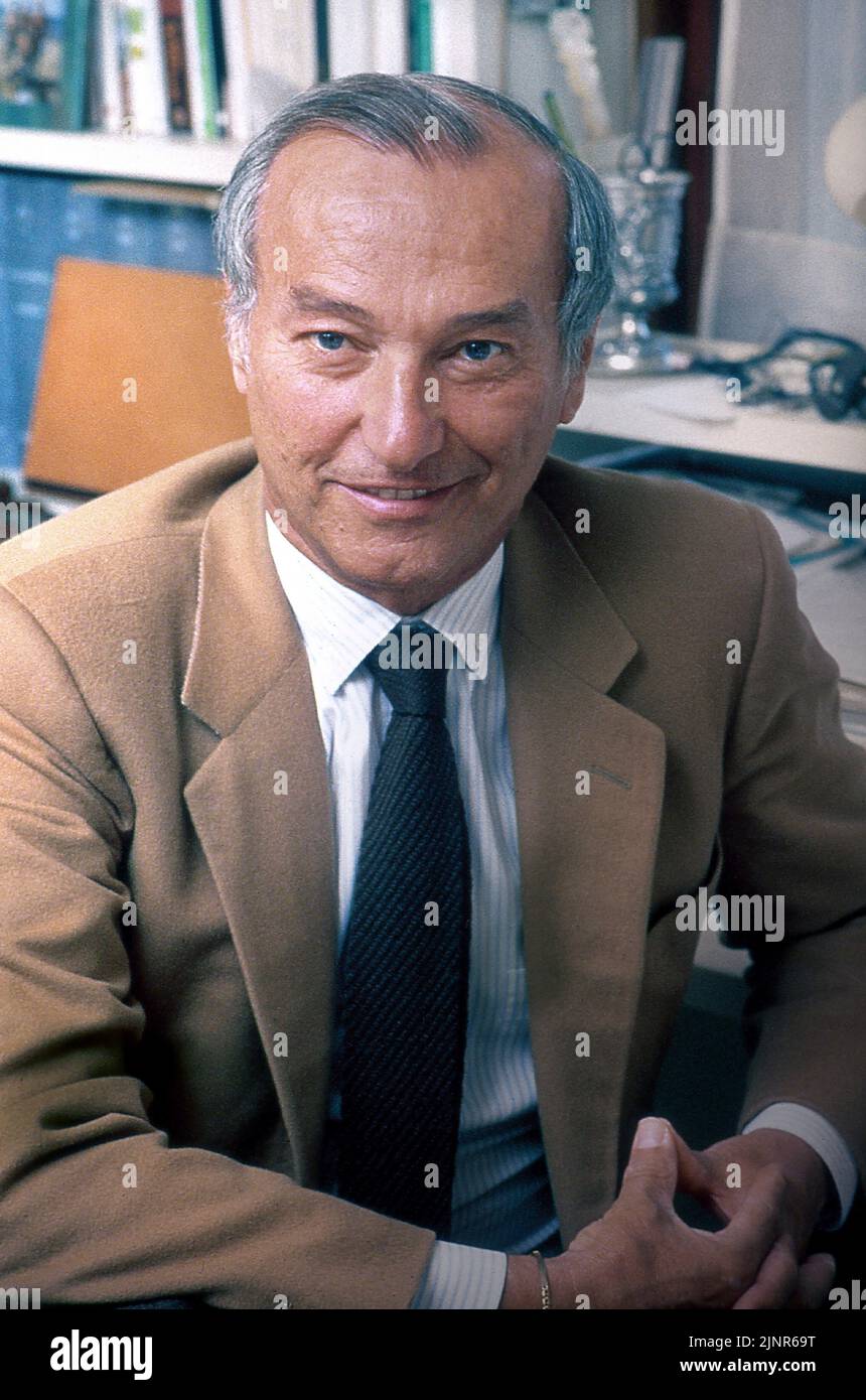 Rome August 13, 2022. Piero Angela, the greatest science popularizer on ...