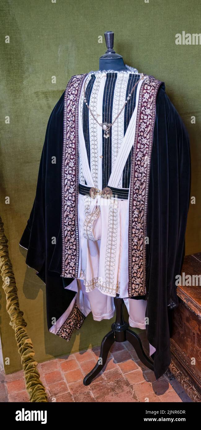 artwork inside Chateau de Chombard French Renaissance architecture ...