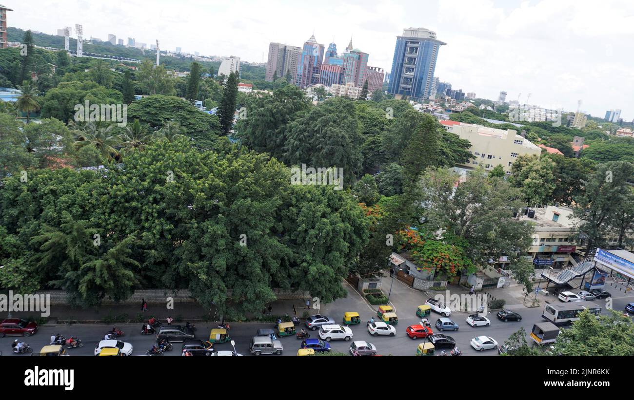 Bangalore,Karnataka,India-June 19 2022: View of Bangalore cityscape ...