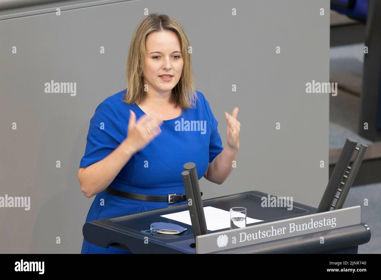 Jessica Rosenthal, SPD, speaks in the Bundestag. Berlin, June 23, 2022 ...