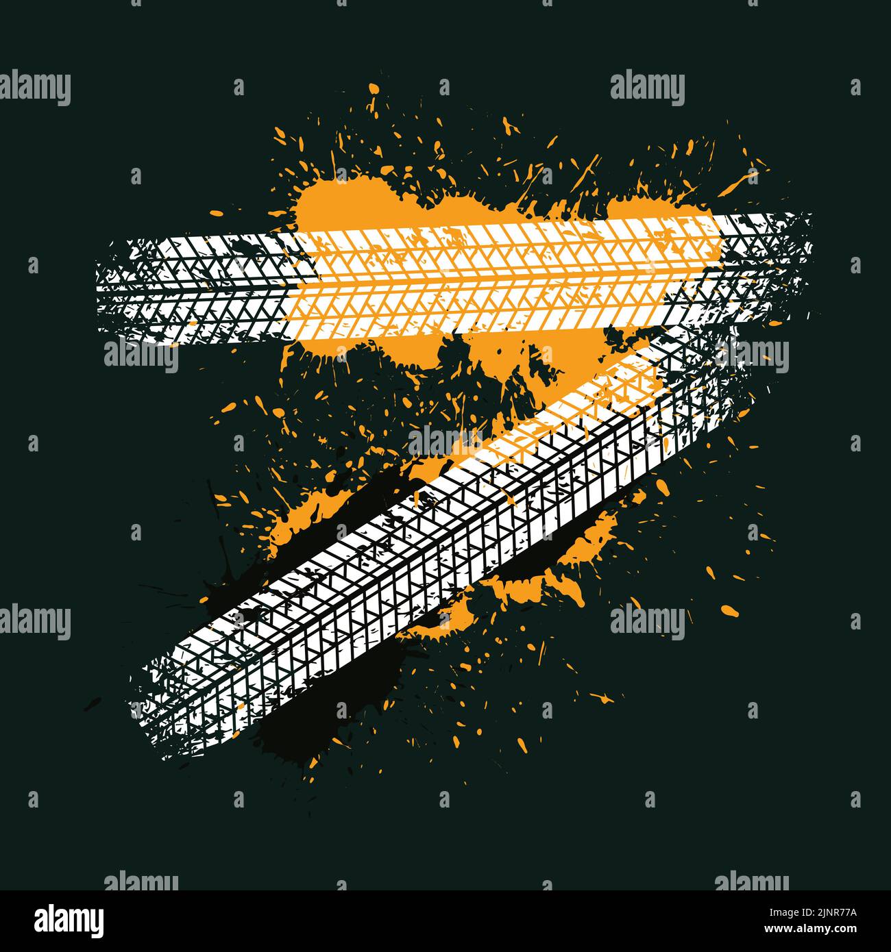 simple cool vehicle tire tracks abstract background Stock Vector Image ...