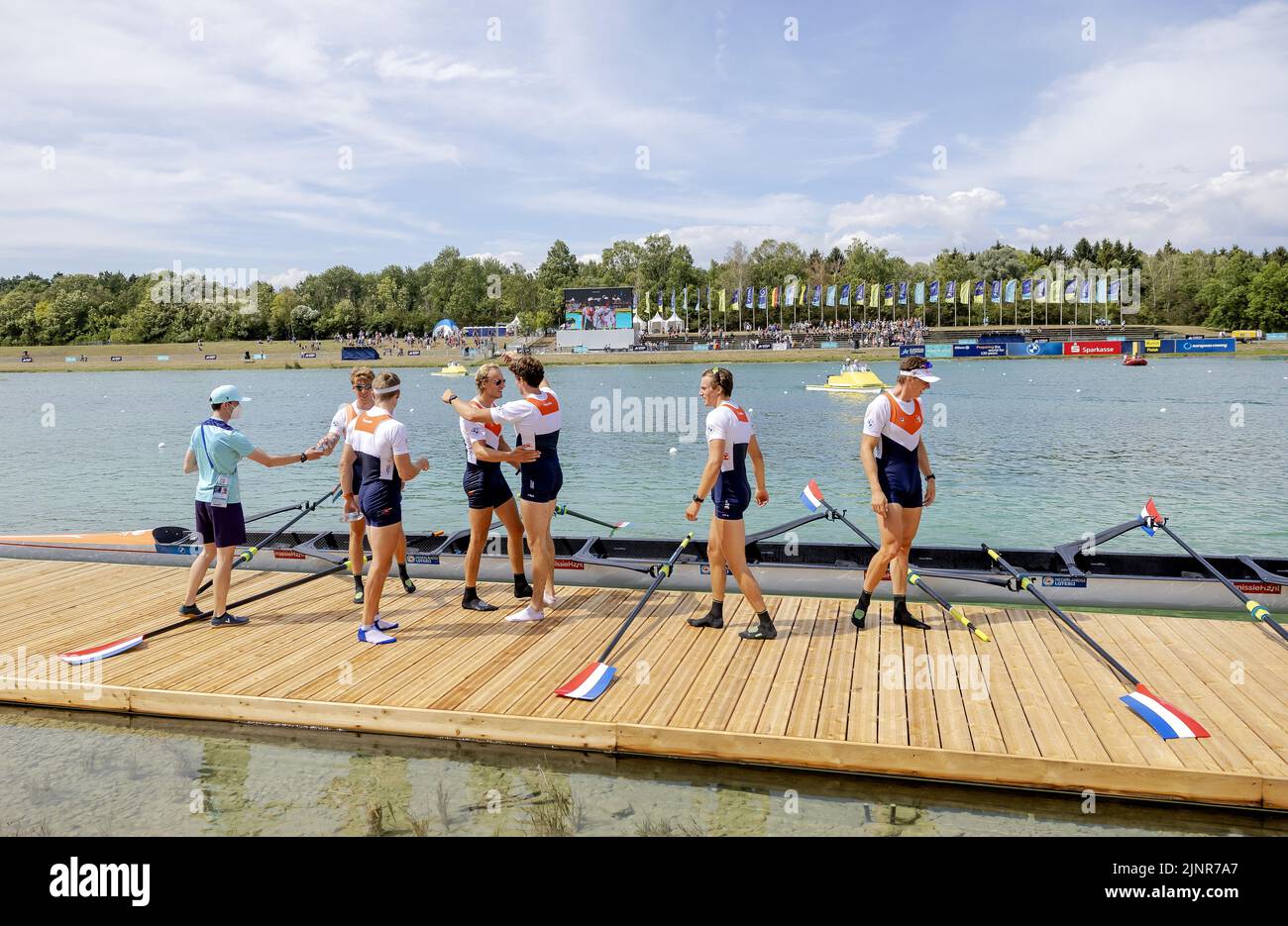 MUNICH - Nicolas Sprang, Lennart van Lierop, Abe Wiersma, Jacob van de ...