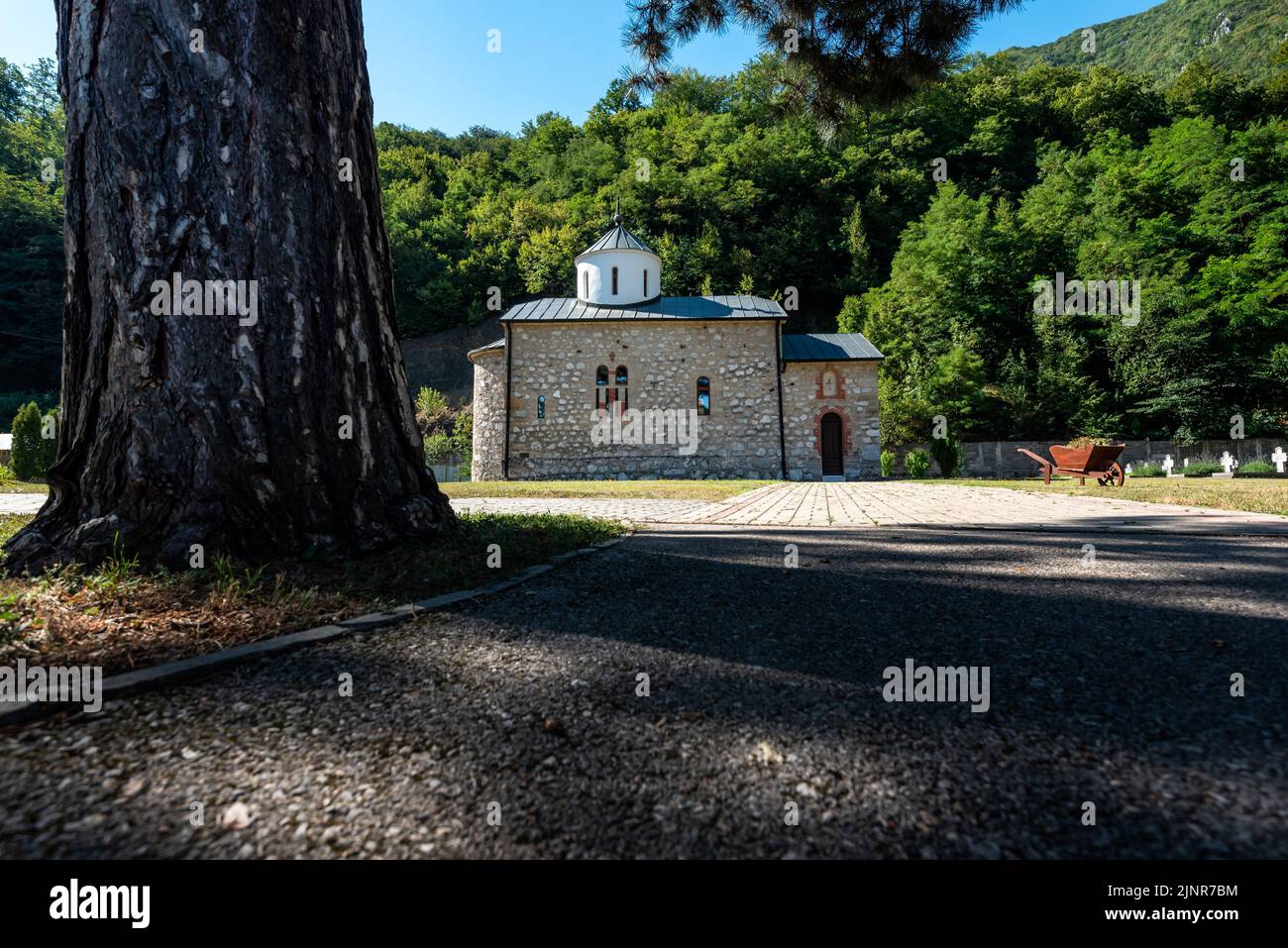 Orthodox Christian Monastery. Serbian Monastery of the Ascension ...