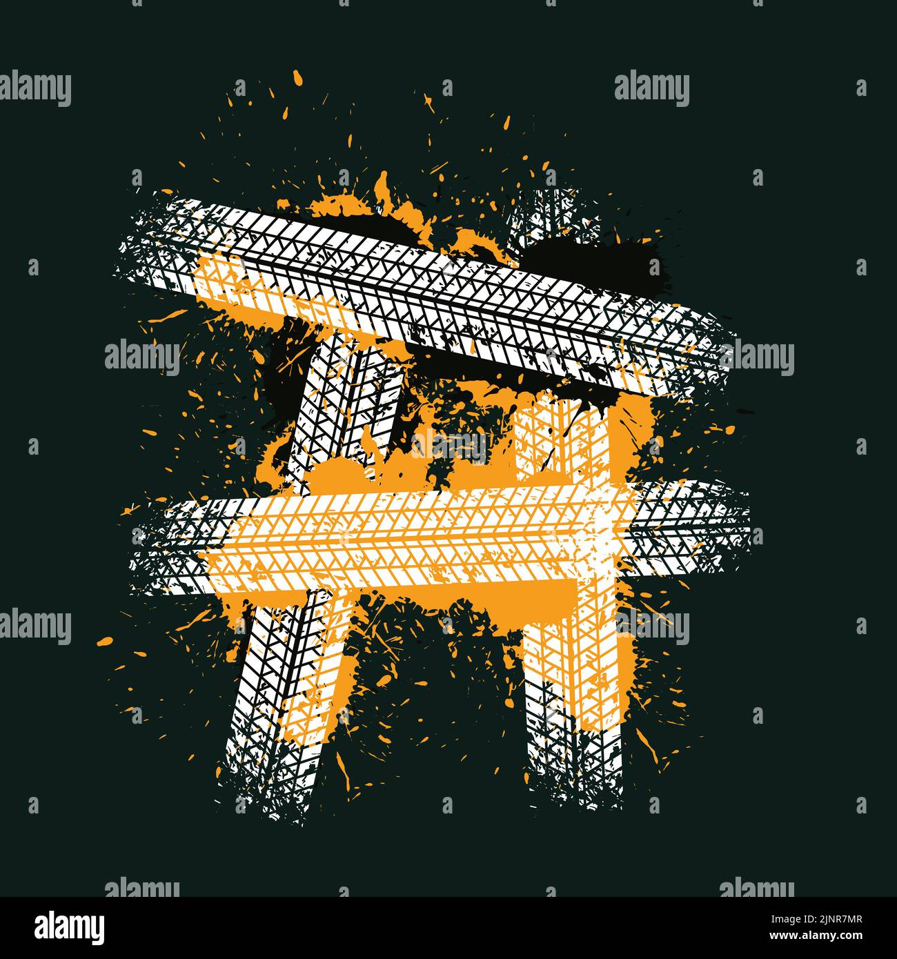 Tire marks Stock Vector Images - Alamy