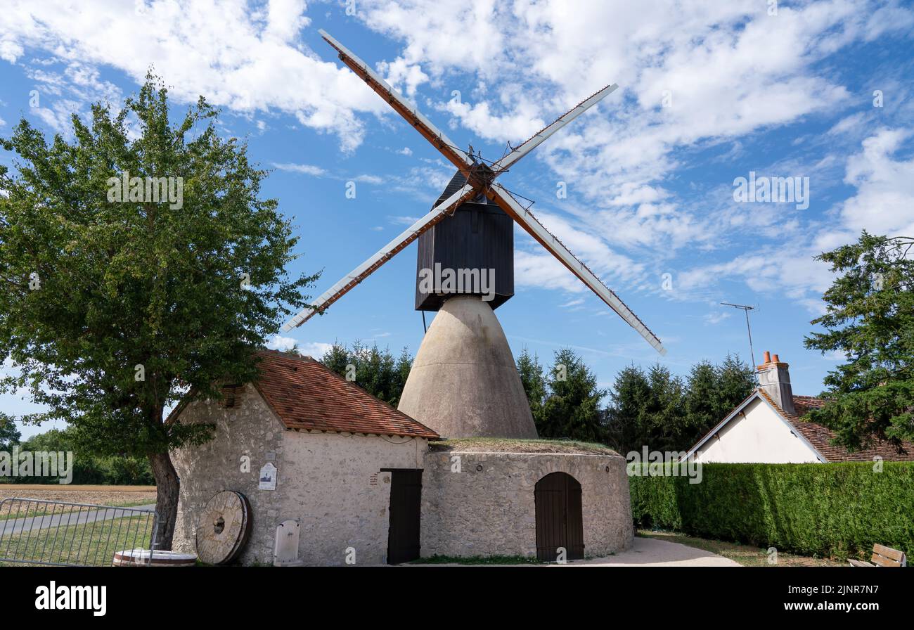 Le Moulin St Jacques, an early North African windmill imported and ...