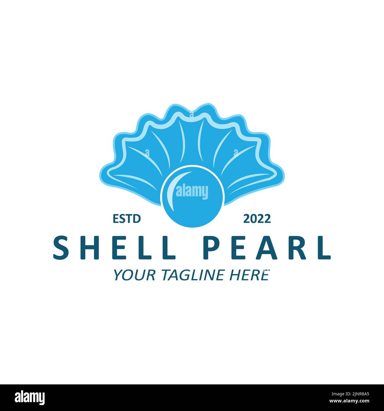 Elegant Luxury Beauty Logo Design Shell Pearl Jewellery, suitable for ...