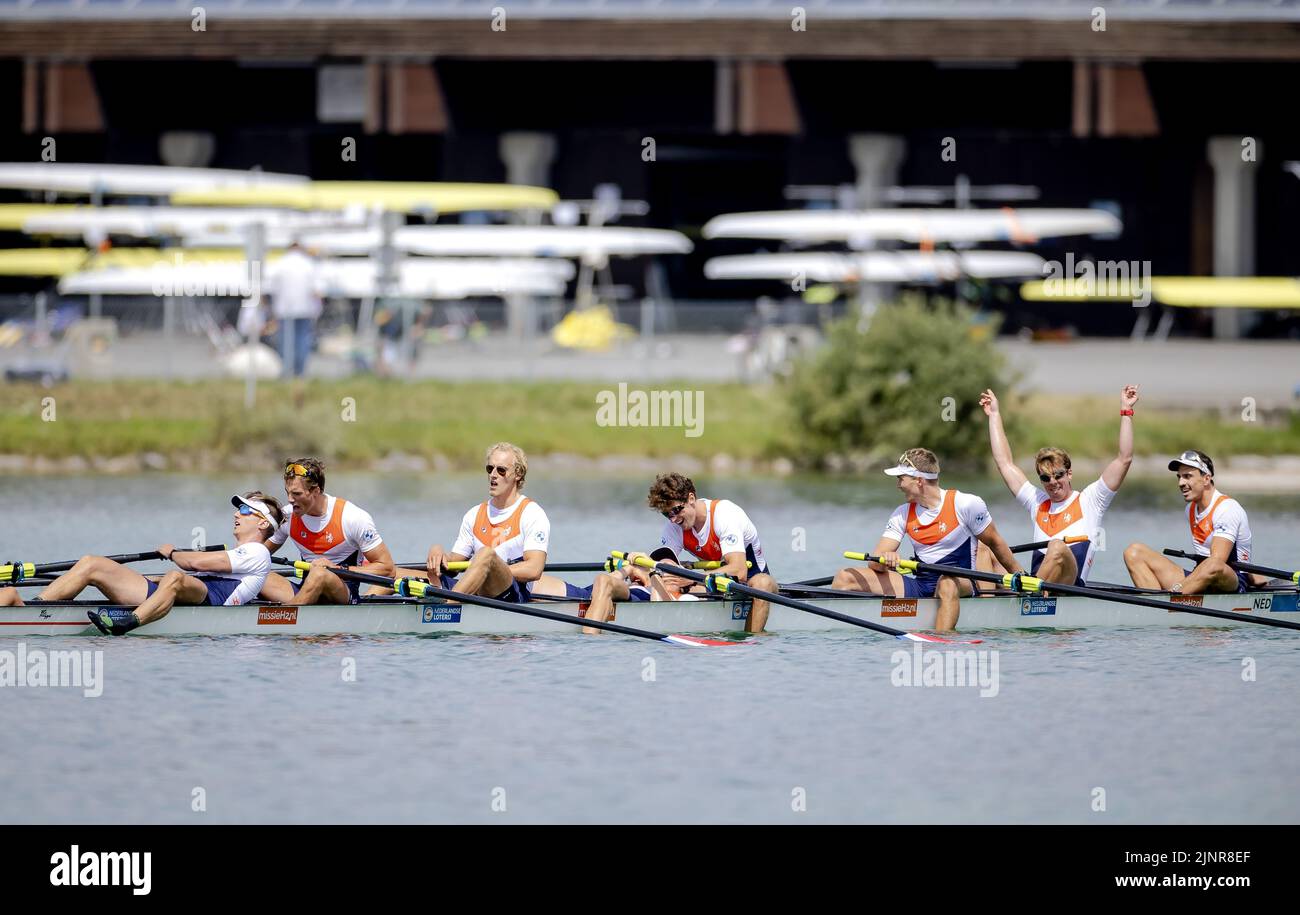 MUNICH - Nicolas Sprang, Lennart van Lierop, Abe Wiersma, Jacob van de ...
