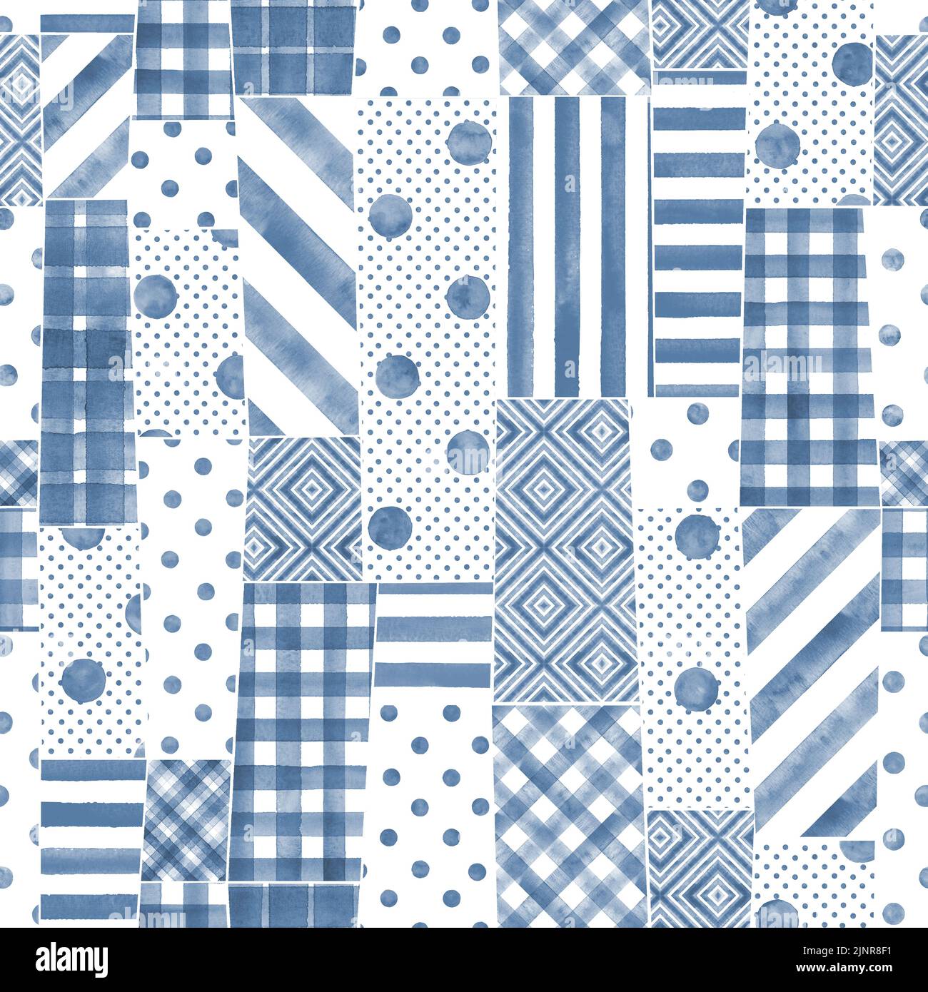 Blue Fabric Patterns