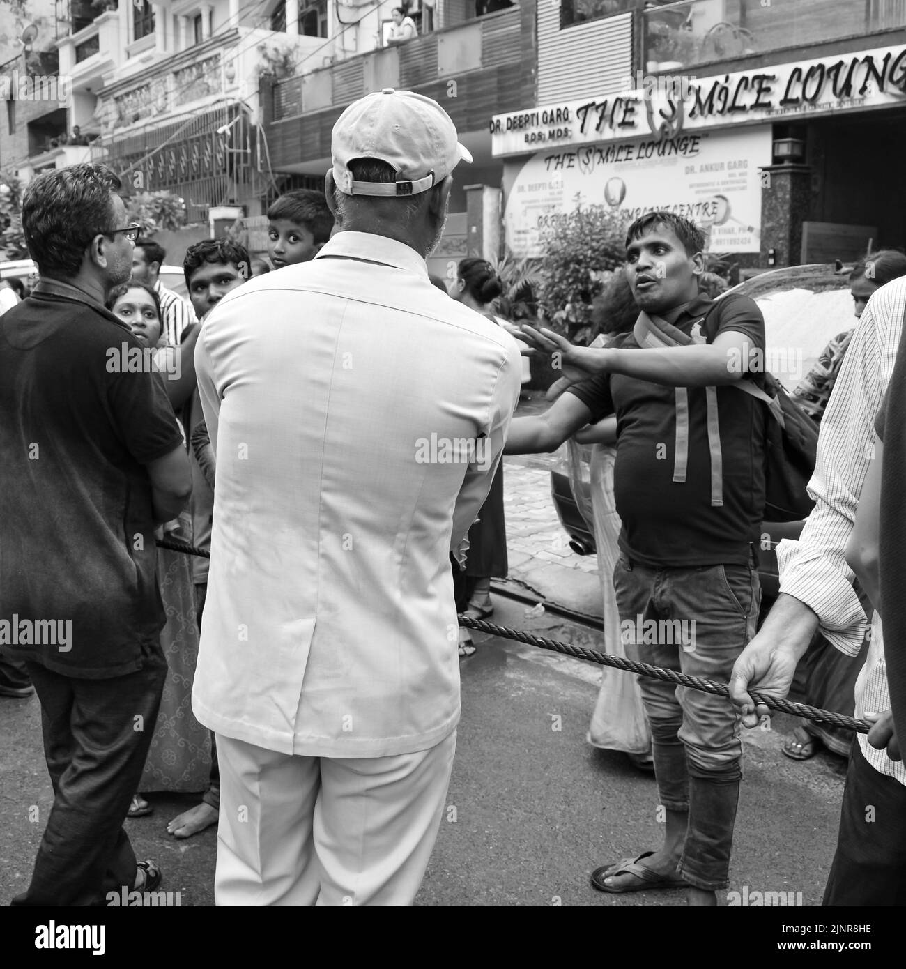 Iskcon rath yatra Black and White Stock Photos & Images - Alamy