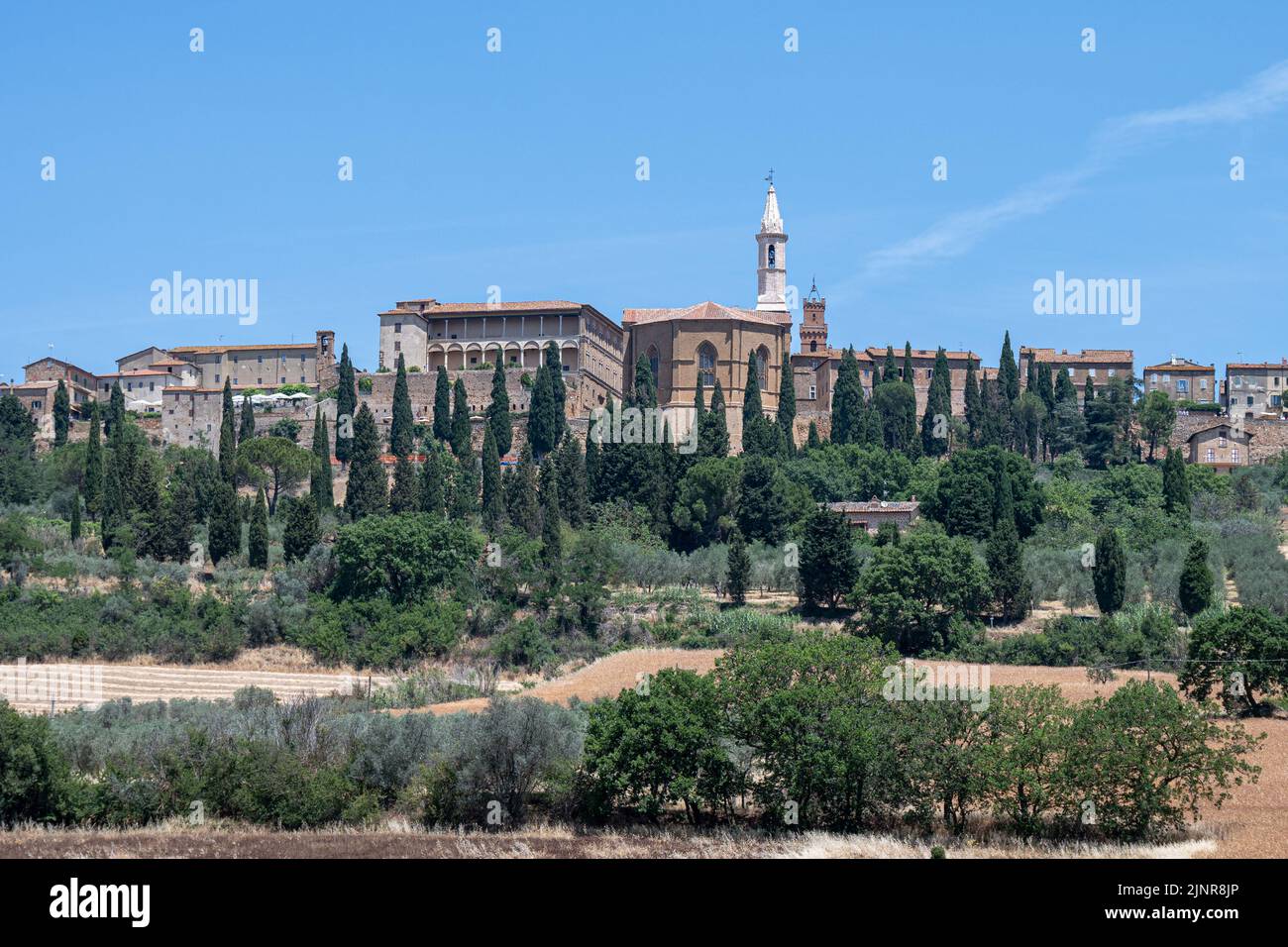 Pienza orcia valley siena hi-res stock photography and images - Alamy