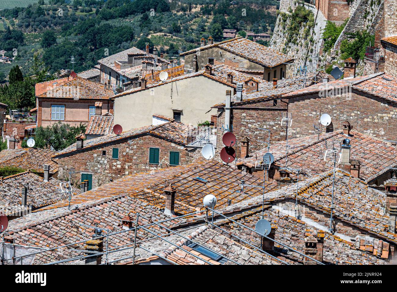 Patchwork roof hi-res stock photography and images - Alamy