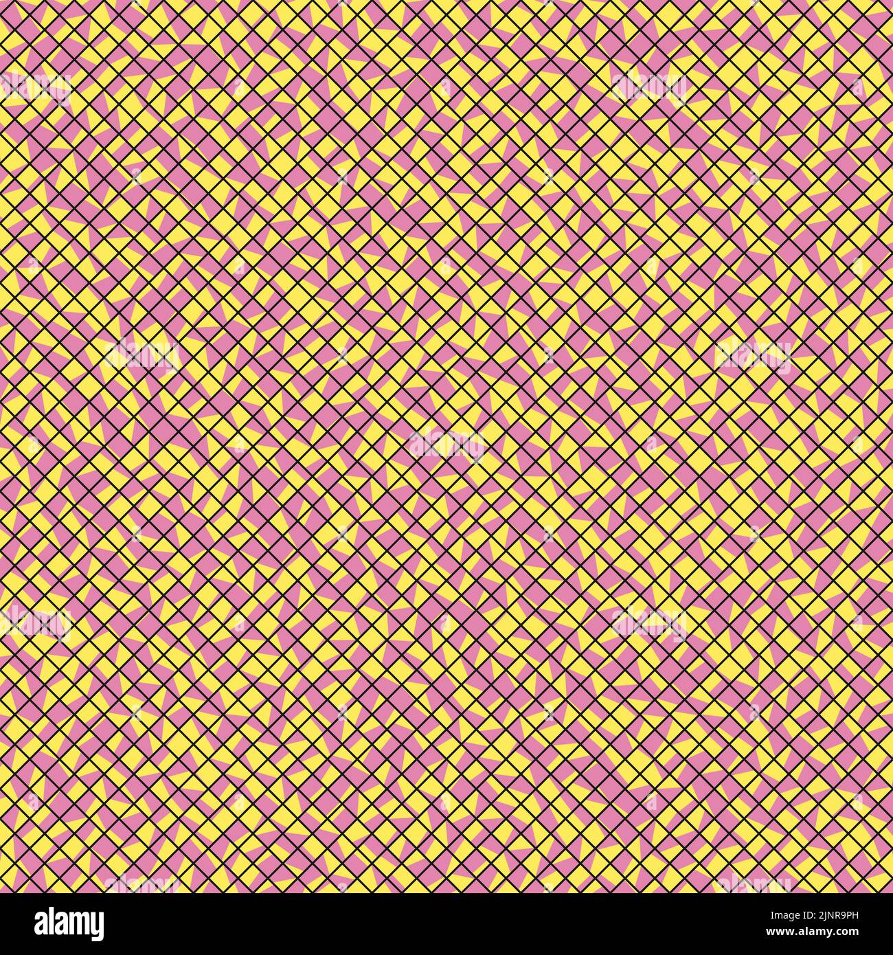 Colorised Rhombuses tiles tessellation pattern illustration Stock ...