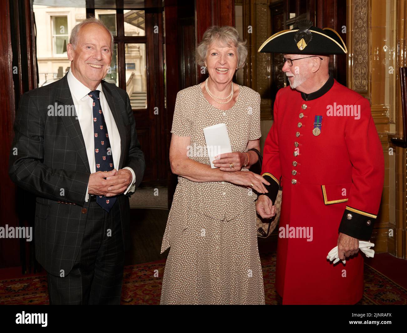 Gyles Brandreth, Penelope Kieth and Roy Palmer at Lunch for HRH The ...