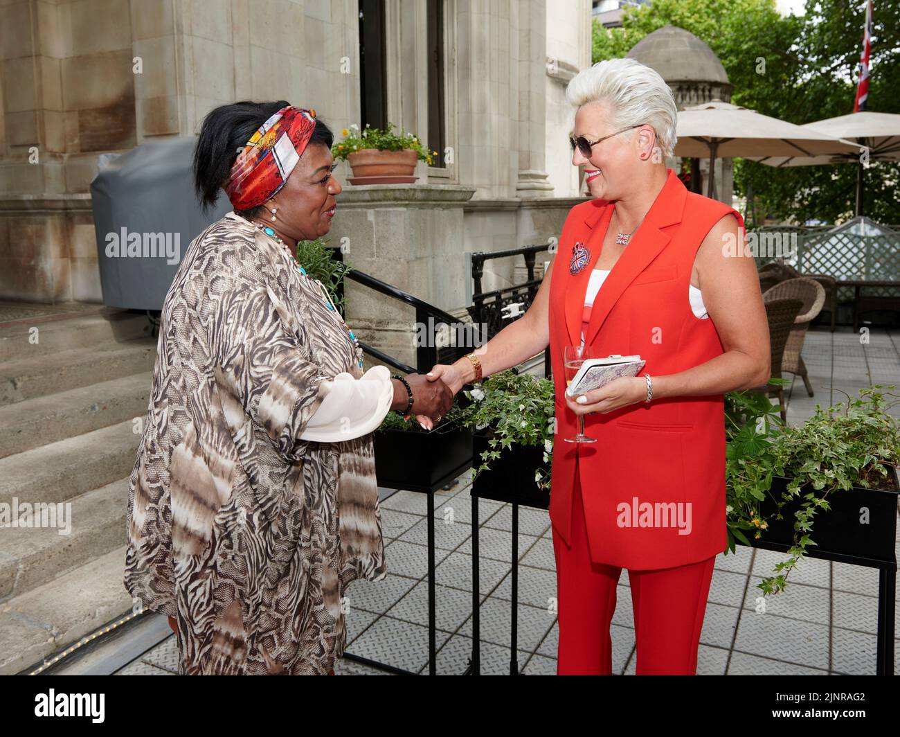 Rustie Lee & Caroline Monk at Lunch for HRH The Duchess of Cornwall’s ...