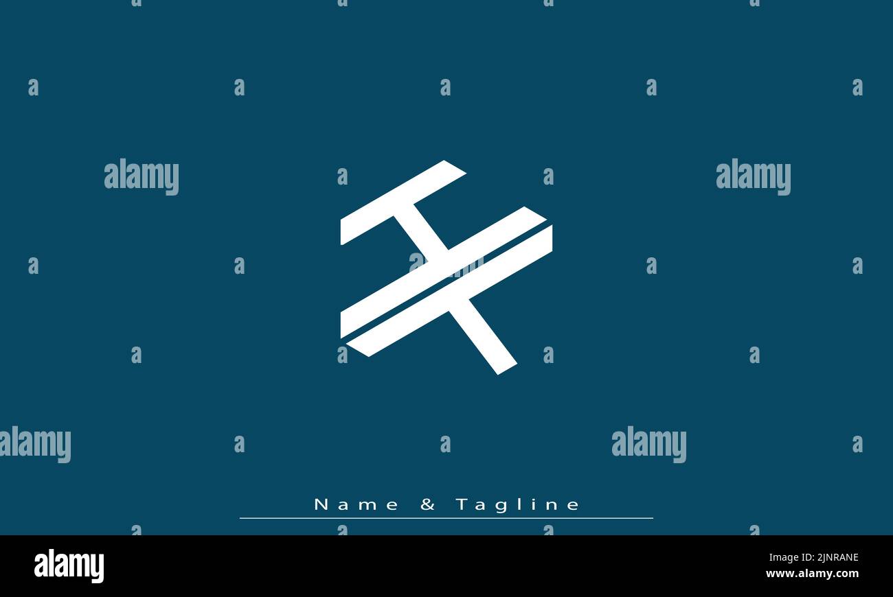 Alphabet letters Initials Monogram logo HT , TH Stock Vector Image ...