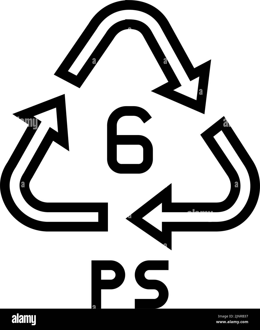 ps plastic product marker line icon vector illustration Stock Vector ...