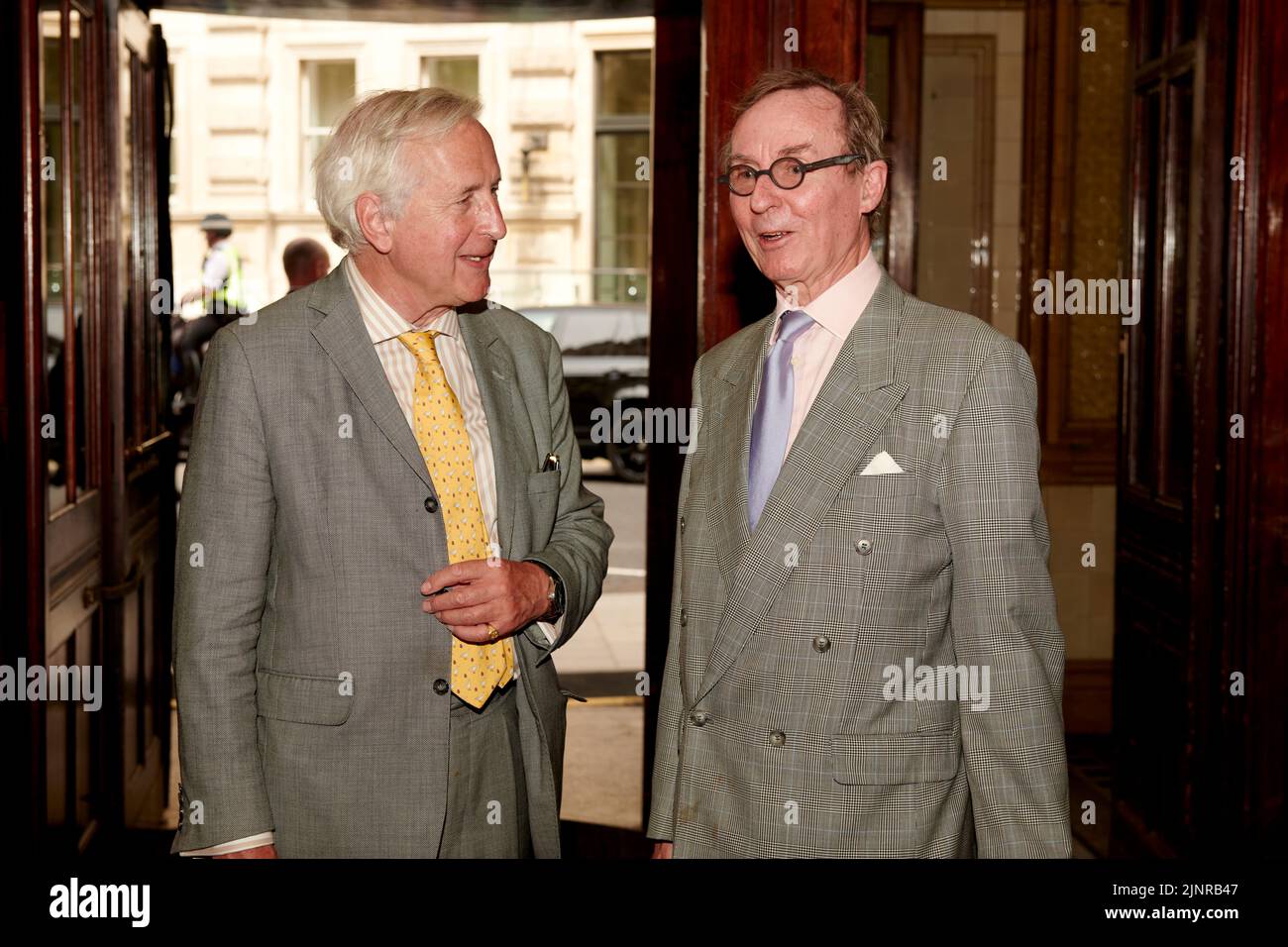 Hugo Vickers and AN Wilson at Lunch for HRH The Duchess of Cornwall’s ...