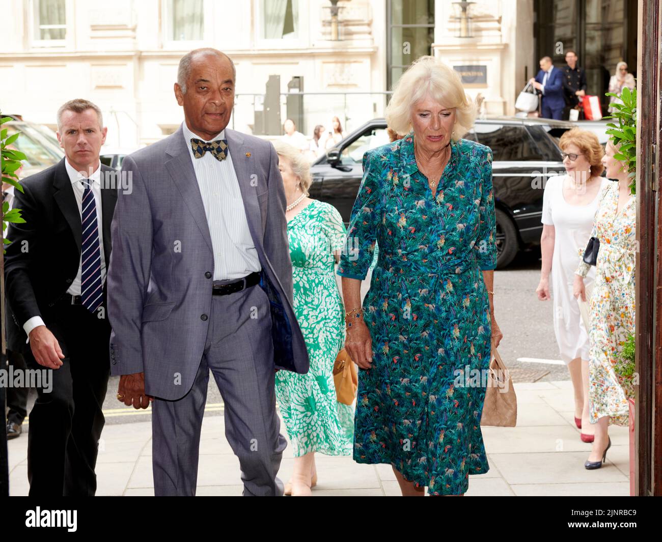 HRH Camilla, Duchess of Cornwall and Sir Ken Olisa at Lunch for HRH The ...